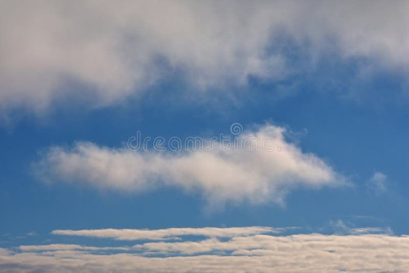 Background Image of Deep Blue Sky with White Clouds . Stock Image ...