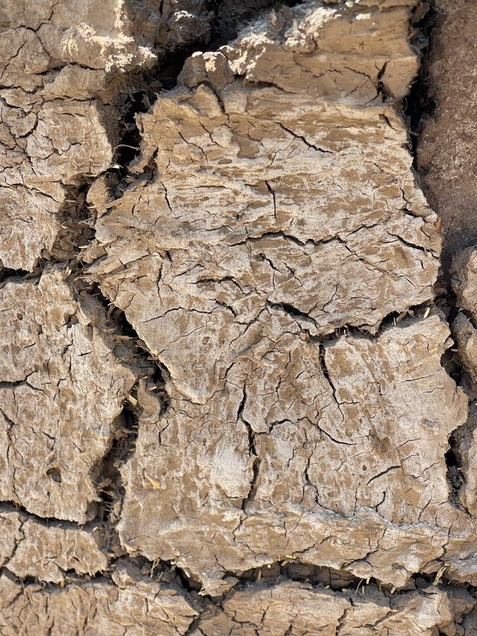 Background Image of a Dried Mud Wall. Stock Image - Image of rustic ...