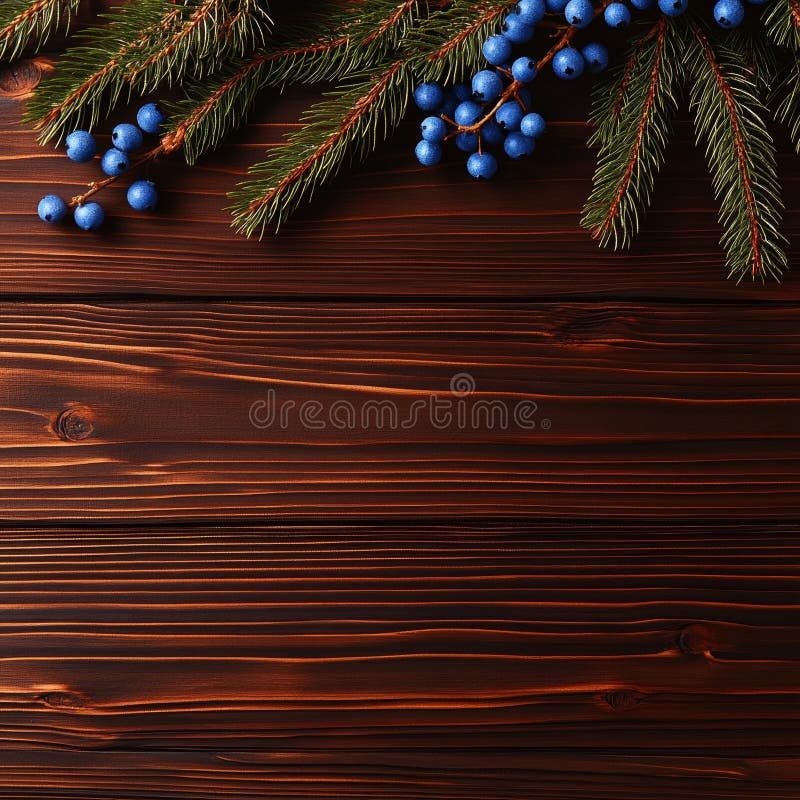 The Background Image Features Rustic Wood Accompanied by Winter ...