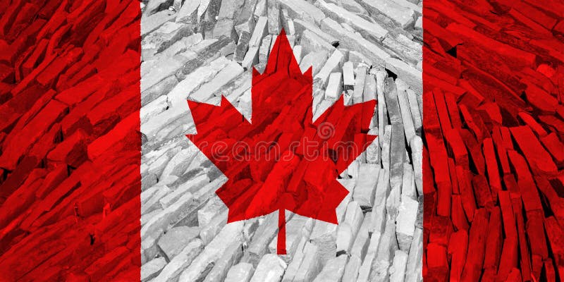 Background Image of the Flag of Canada on the Texture Stock ...