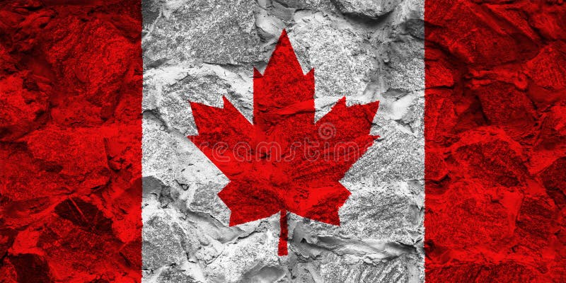 Background Image of the Flag of Canada on the Texture Stock ...