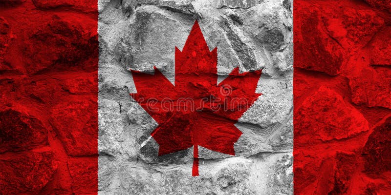 Background Image of the Flag of Canada on the Texture Stock ...