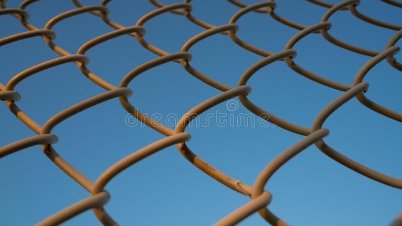 Background Image of a Garden Chain Link Fence Stock Photo - Image of ...