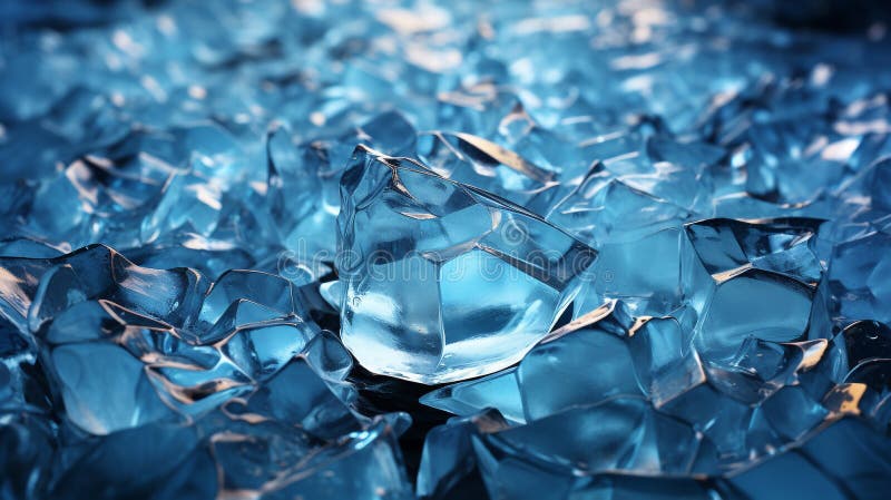 Background Image of Ice-cracking. AI Generated. Stock Illustration ...