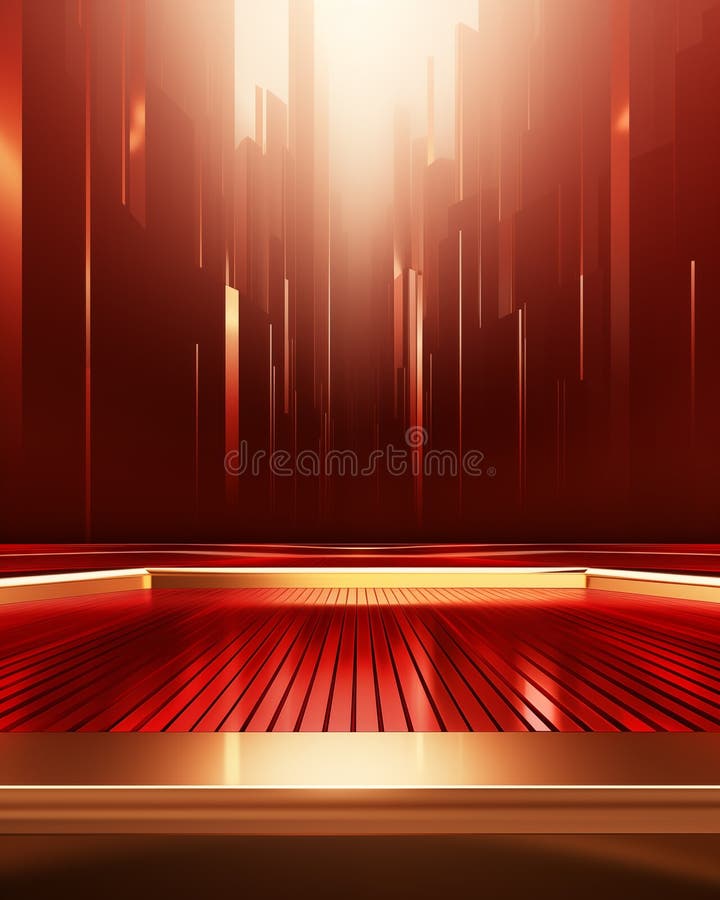 Background Image with Images of Red, Gold, Luxurious, Perspective Views ...