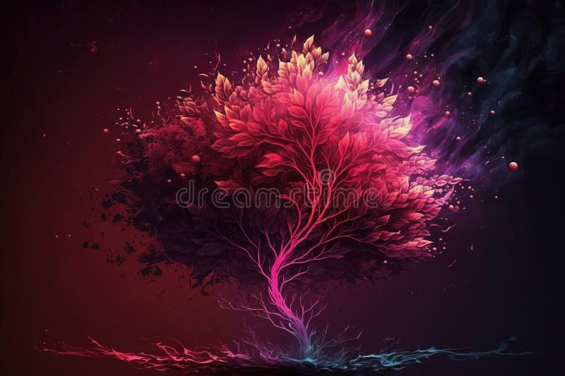 The Background Image in Maroon, Burgundy Red Colors. Generative ...