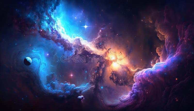 Background Image with a Mix of Blue and Purple Colors, Resembling a ...