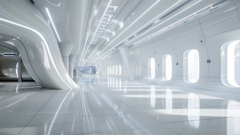 Background Image of Modern Architecture and Spacious Environment. AIGT2 ...