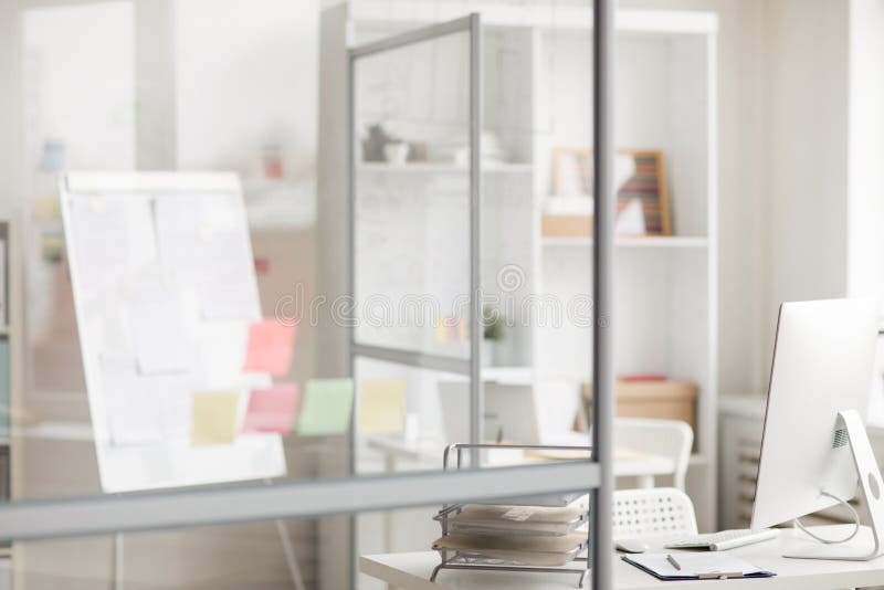 Cubicles in Office stock image. Image of business, background - 133410131