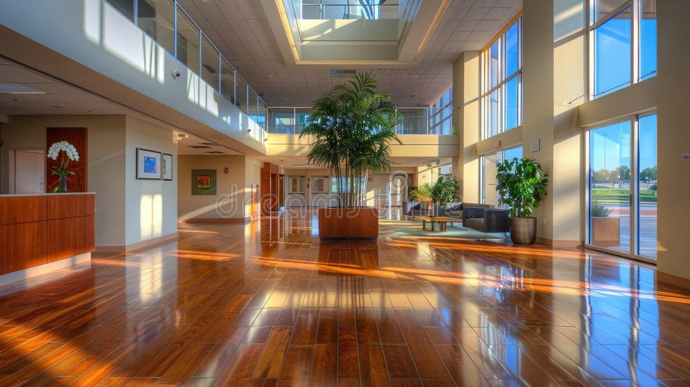 Background Image of Modern Office Interior Environment with Workstation ...