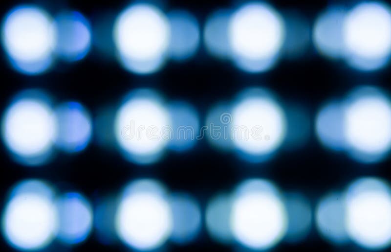 Background Image with Multiple Blue Lights Bokeh Stock Photo - Image of ...