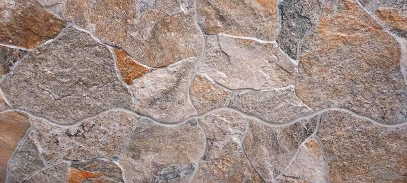 Background Image of Natural Stone Wall with Flag Stone and Mortar ...