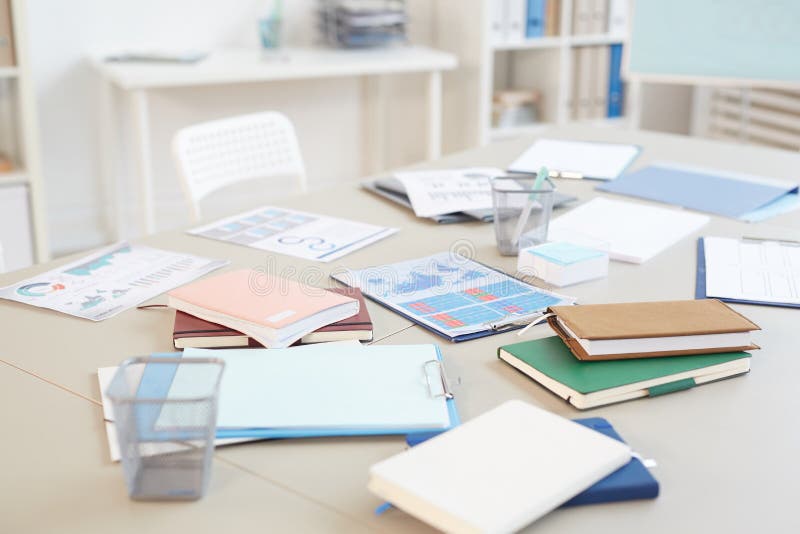 Background Image of Office Desk Stock Photo - Image of design, paper ...