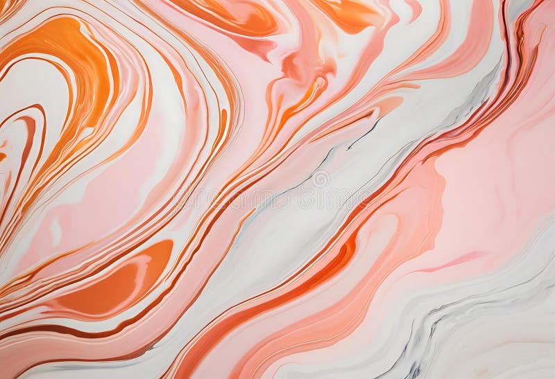 Oil Paints Blending into Smooth, Flowing Patterns.AI Generated Stock ...