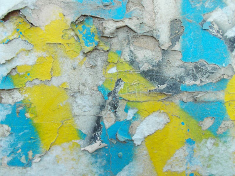 Painted House Wall for Your Design Stock Photo - Image of blurred ...