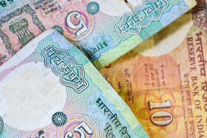 Background Image of Old Indian Currency Notes Stock Image - Image of ...