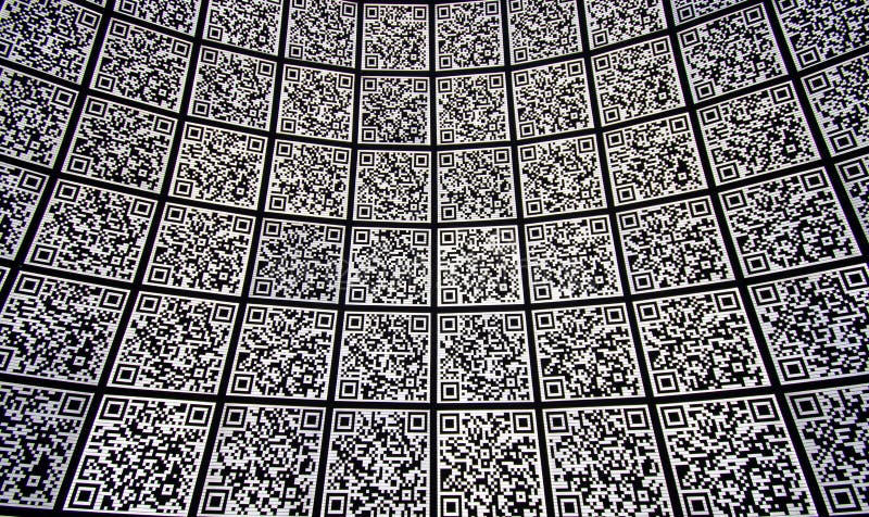 Background Image Repeating QR Code Stock Image - Image of retail, price ...