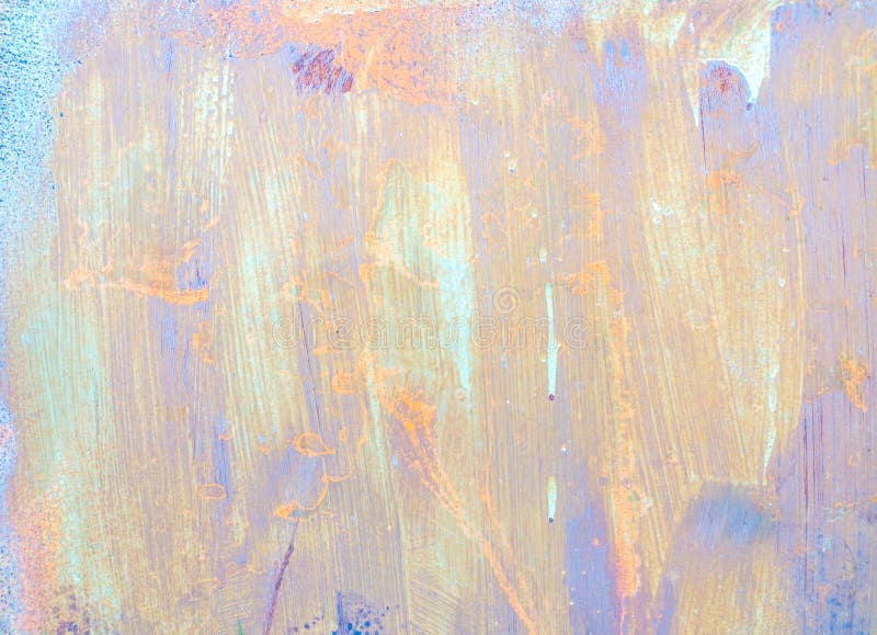 Background Image of Rust Stains on a Galvanized Sheet with a Natural ...