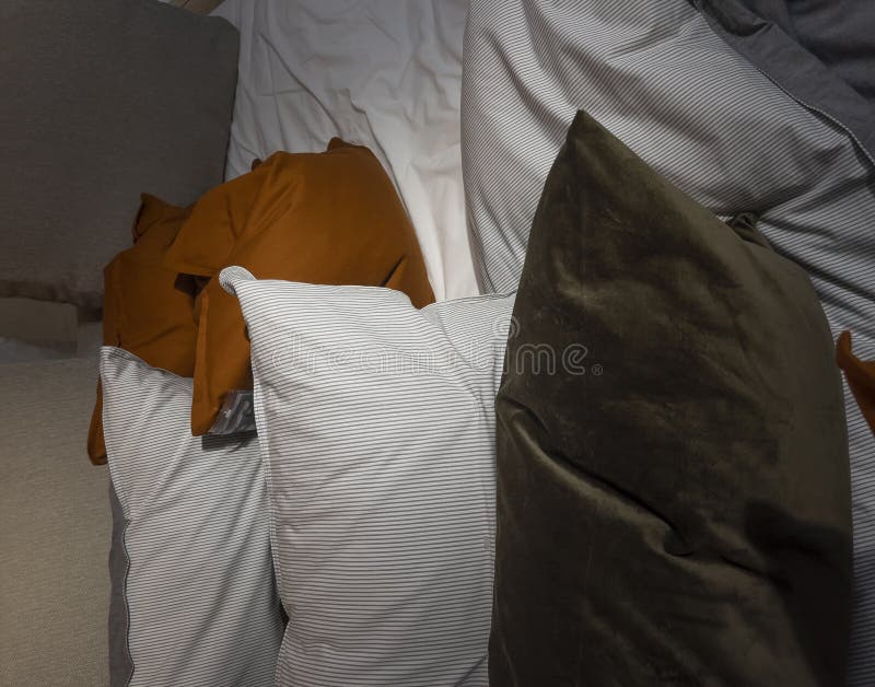 Background Image of Scattered Bedding Stock Photo - Image of furniture ...