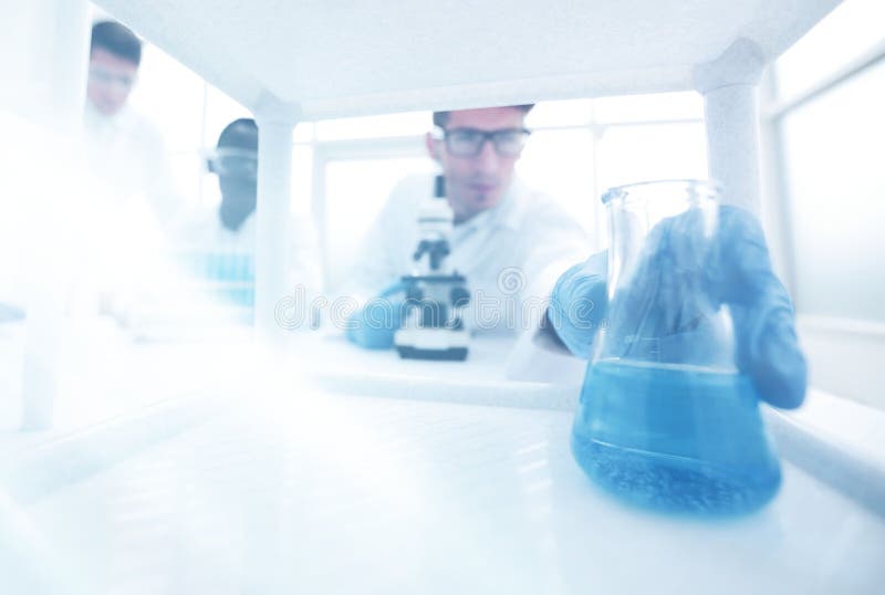 Background Image of Scientists in the Laboratory Stock Photo - Image of ...