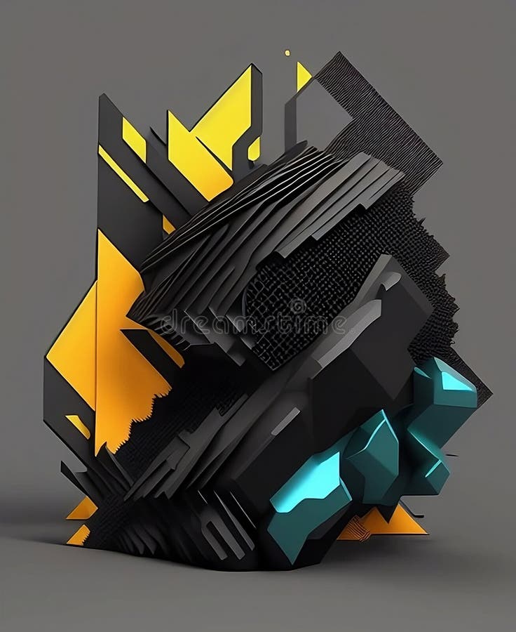 Background Image of Beautiful Tech Art Stock Illustration ...