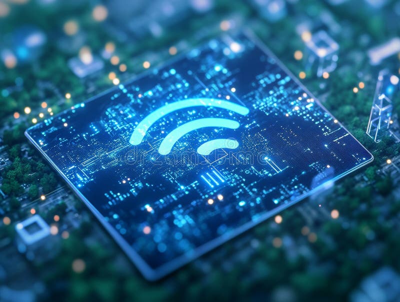 Background Image Shows a 5G Global Network Technology Communication ...