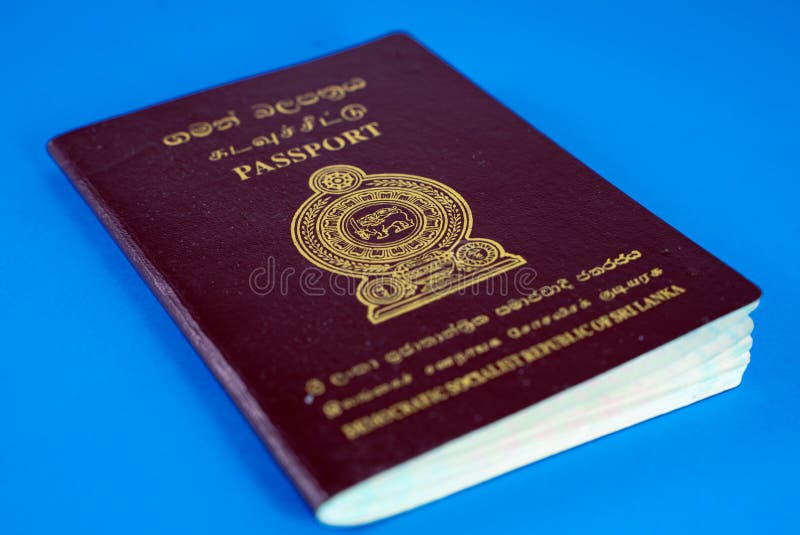 Sri Lankan Passport stock image. Image of passport, government - 13108119