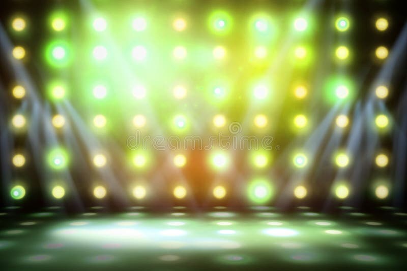 Background Image of Stage in Color Lights Stock Photo - Image of ...