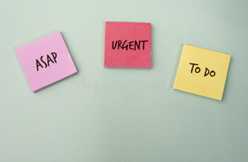Background Image of Sticky Notes with Tasks Stock Image - Image of ...
