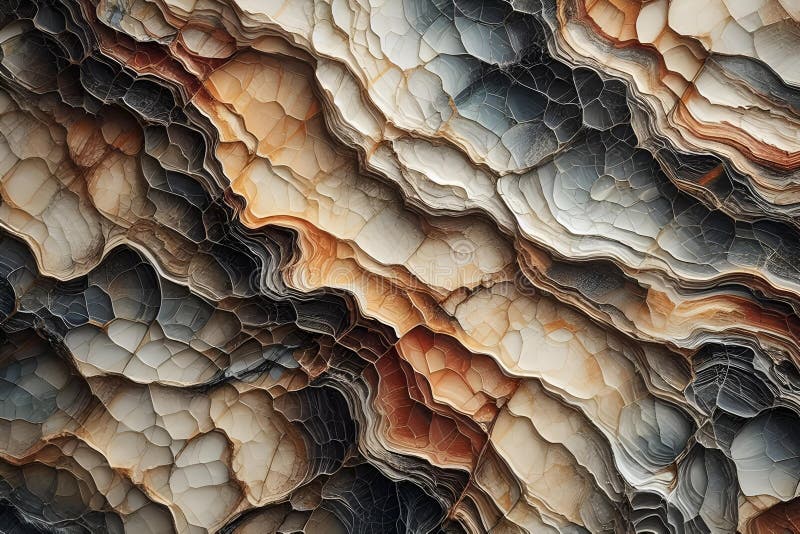 Background Image of a Stone Cross-section Surface Stock Illustration ...