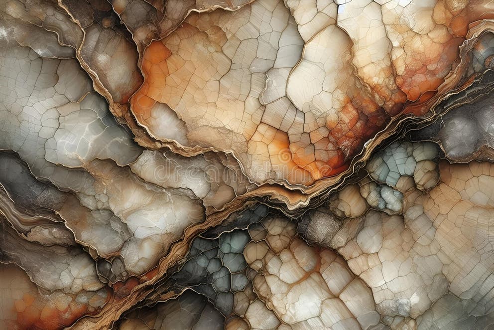 Background Image of a Stone Cross-section Surface Stock Illustration ...