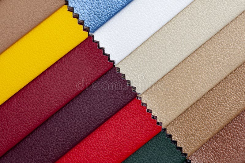 Background Image - Stripes of Leather of Different Colors Stock Image ...