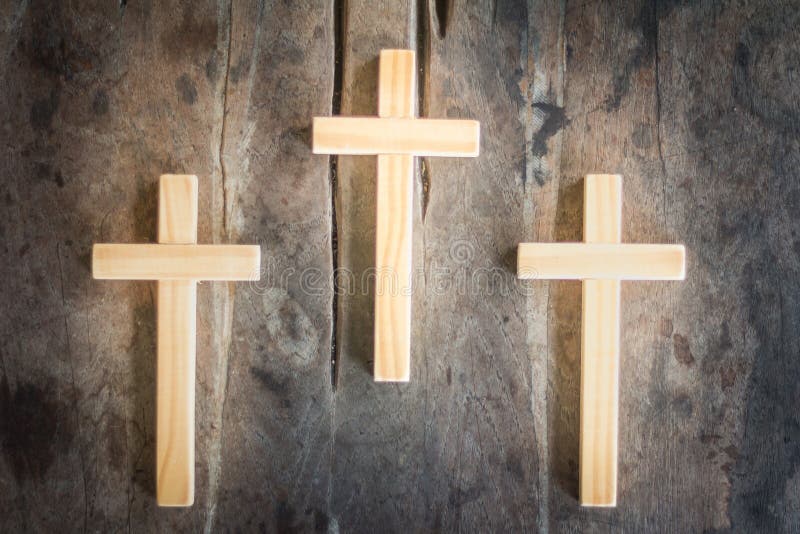Background Image of Three Crosses. Stock Photo - Image of forgive ...
