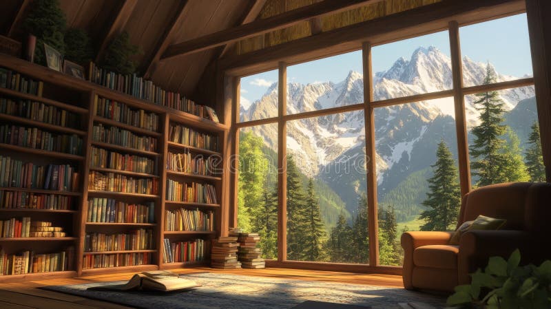 Background Image of a Virtual Study Room with Windows, Suitable for ...