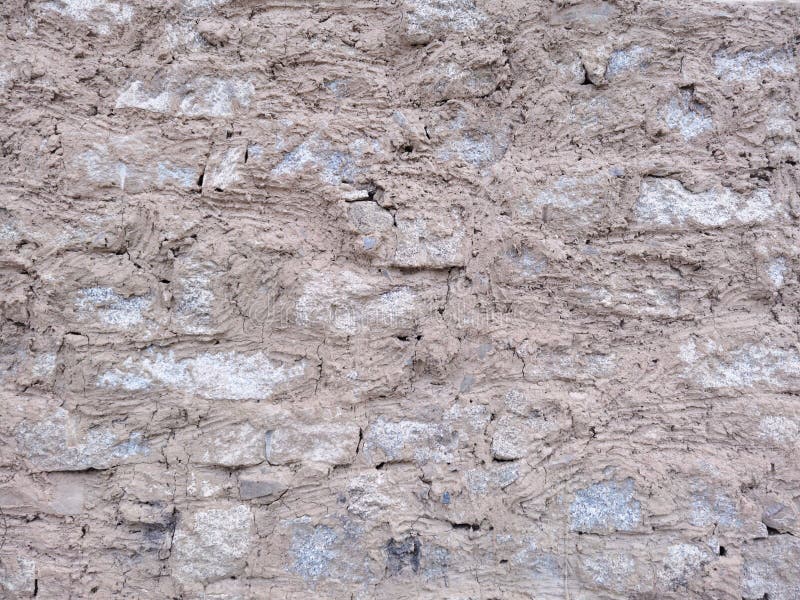 Background Image of Wall Texture Made of Rocks and Mud. Stock Image ...