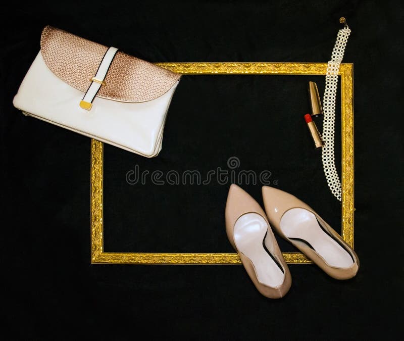 Beautiful Women Accessories Stock Photo - Image of classic, plan: 113460088