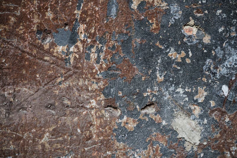 Background Image of a Worn Paint Coated Surface Stock Image - Image of ...