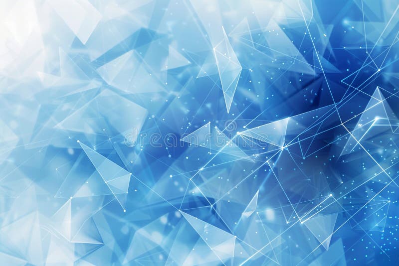 Background for an Information Technology Company or Background with Blue Triangles Stock ...