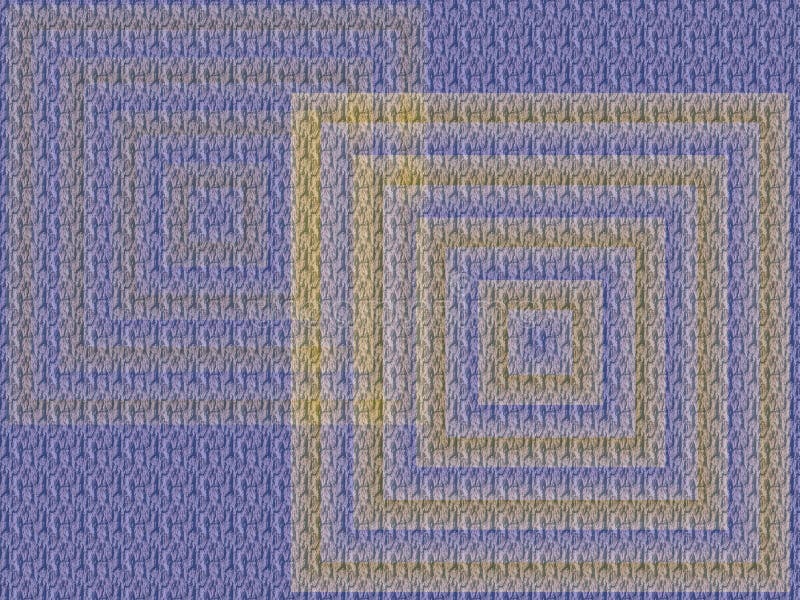 Background of Intersected Concentric Squares with Tree Bark Pattern ...