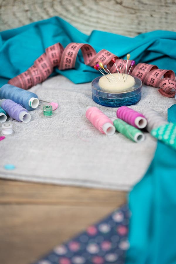Background for sewing stock photo. Image of tool, textile - 250326452