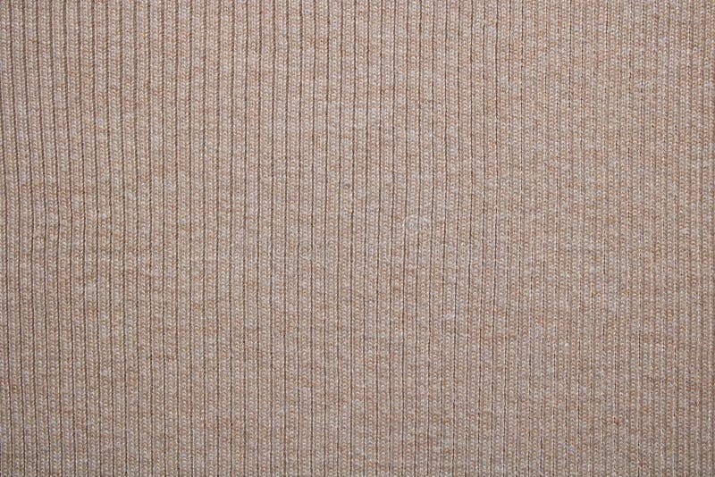 Background Jersey Beige. Texture of Delicate Cream Color with Stripes ...