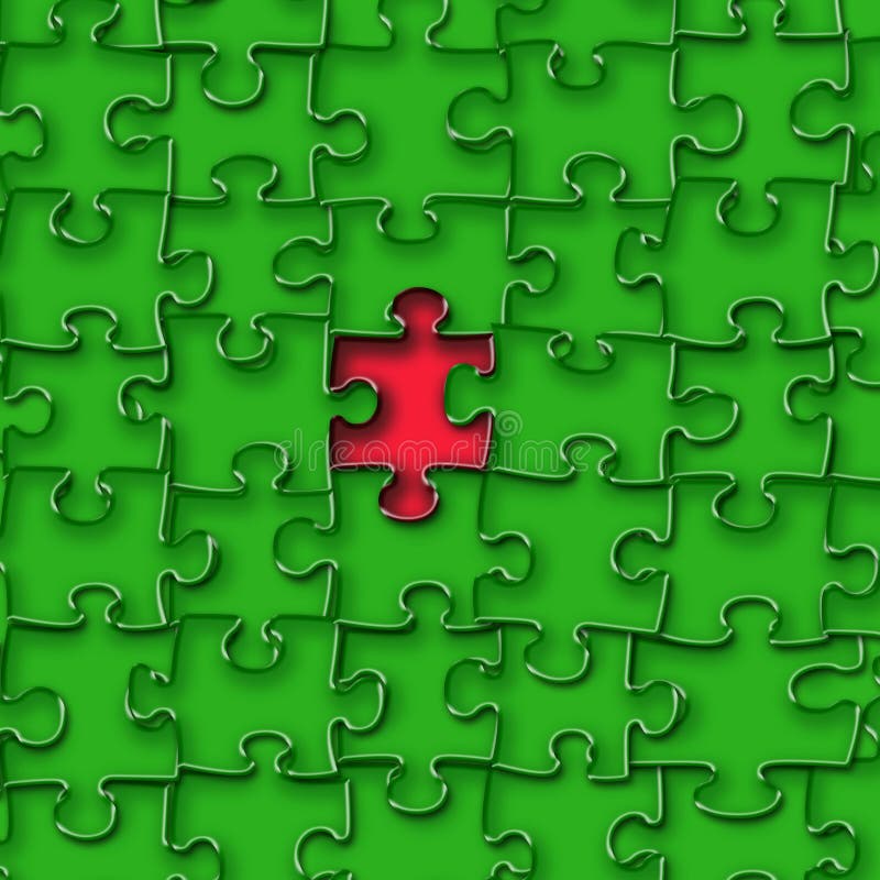 Background with Jigsaw Puzzle Stock Illustration - Illustration of ...