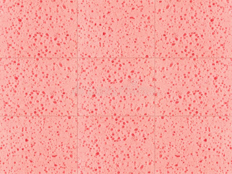 Background from a Kitchen Sponge Stock Image - Image of pink, sponge ...