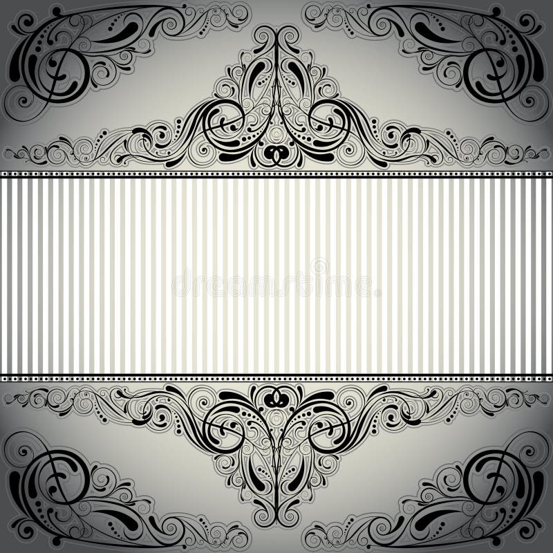 Background Label Floral Design Stock Vector - Illustration of ...