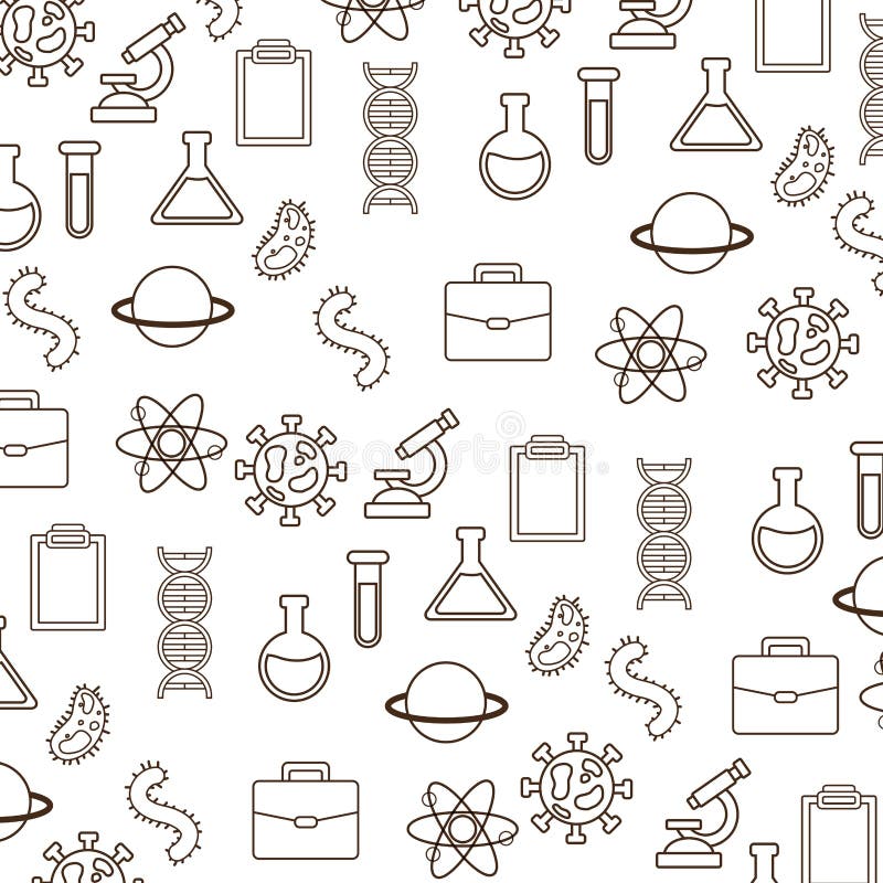Background Laboratory Science Stock Vector - Illustration of education ...