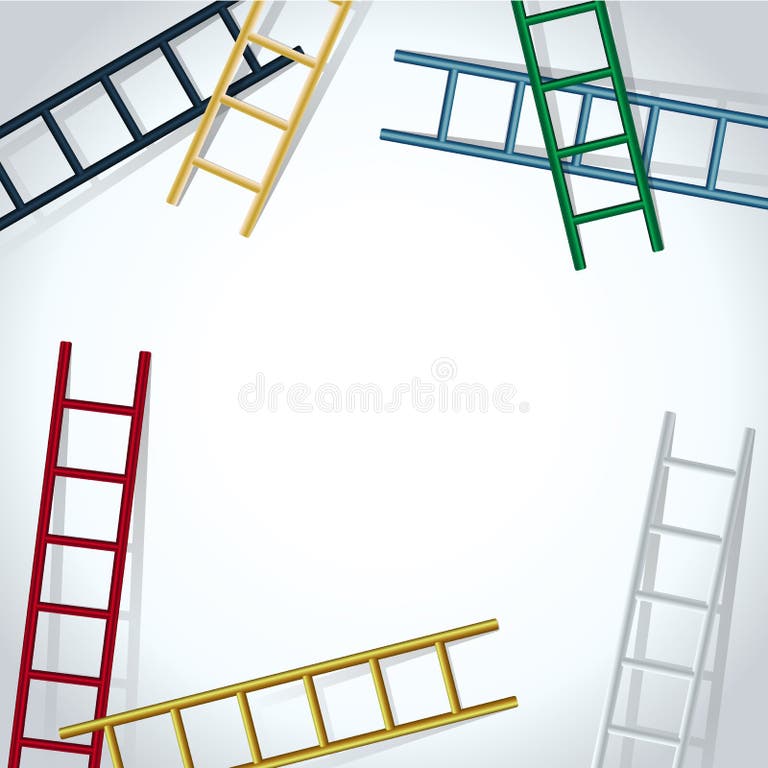 Colour Ladders Stock Illustrations – 11 Colour Ladders Stock ...