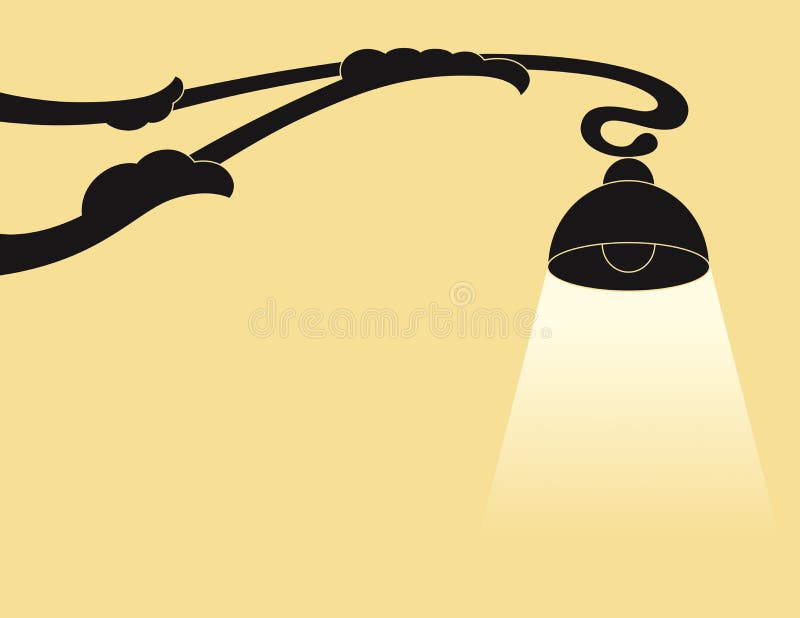 Background with lamp stock vector. Illustration of equipment - 10462035