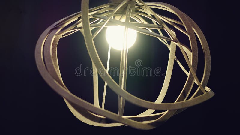 Background Lamp and Curved Shapes Stock Image - Image of electric, lamp ...