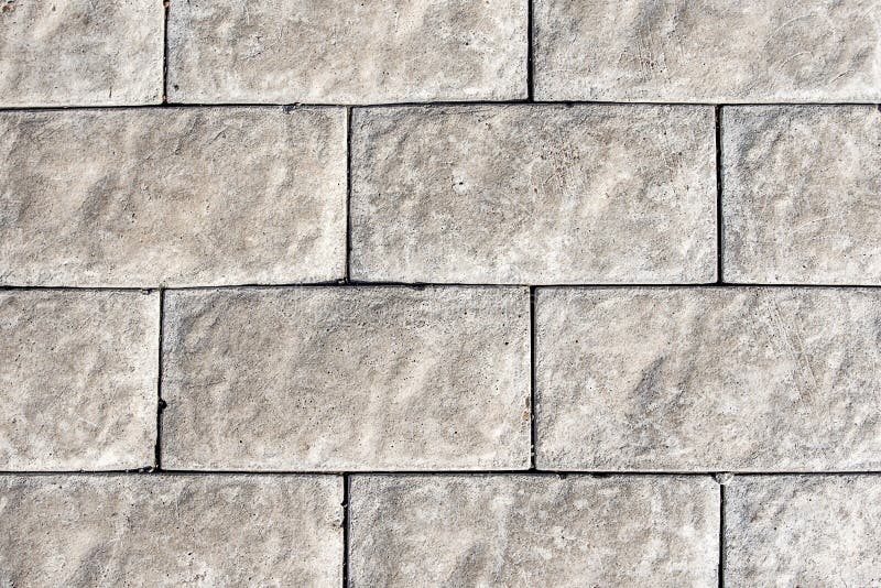 The Background of the Large Stone Bricks of Grey Stock Image - Image of ...
