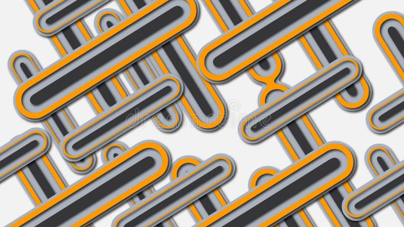 Background with Layered Geometric Forms. Smooth Shapes in Different ...